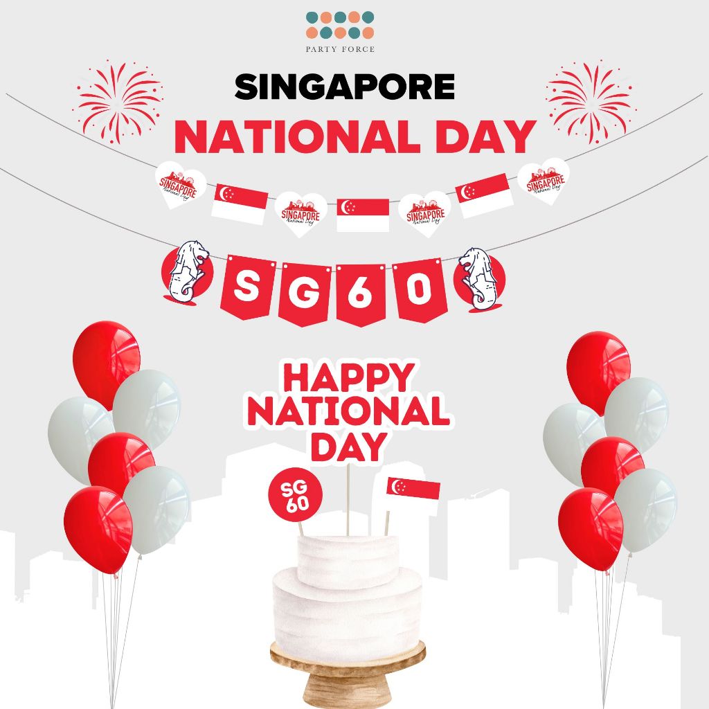 SG60 Singapore National day Decoration Limited Edition Acrylic Pin Mer ...
